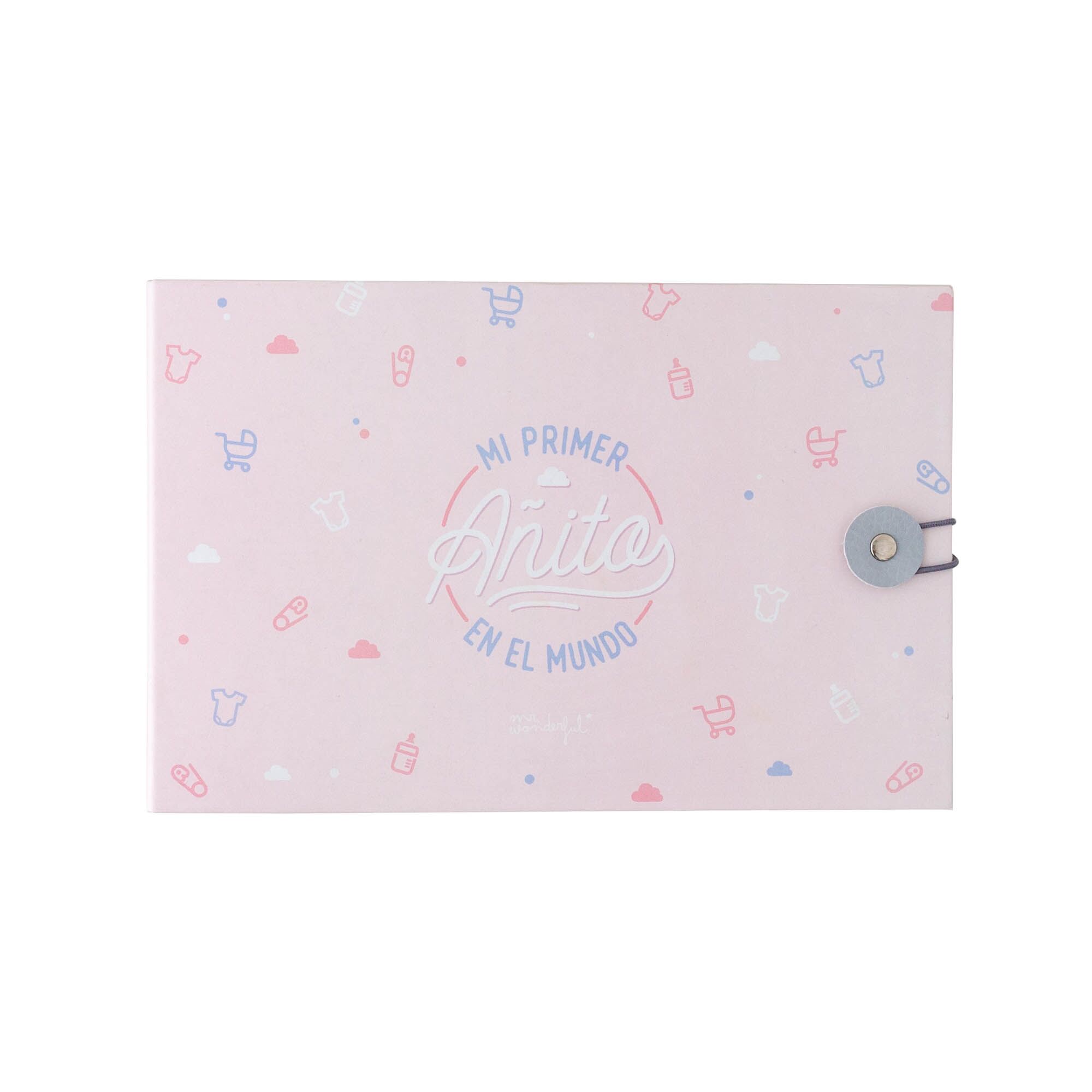 Álbum de fotos rosa "Mi primer añito en el mundo" - WEDO Shop