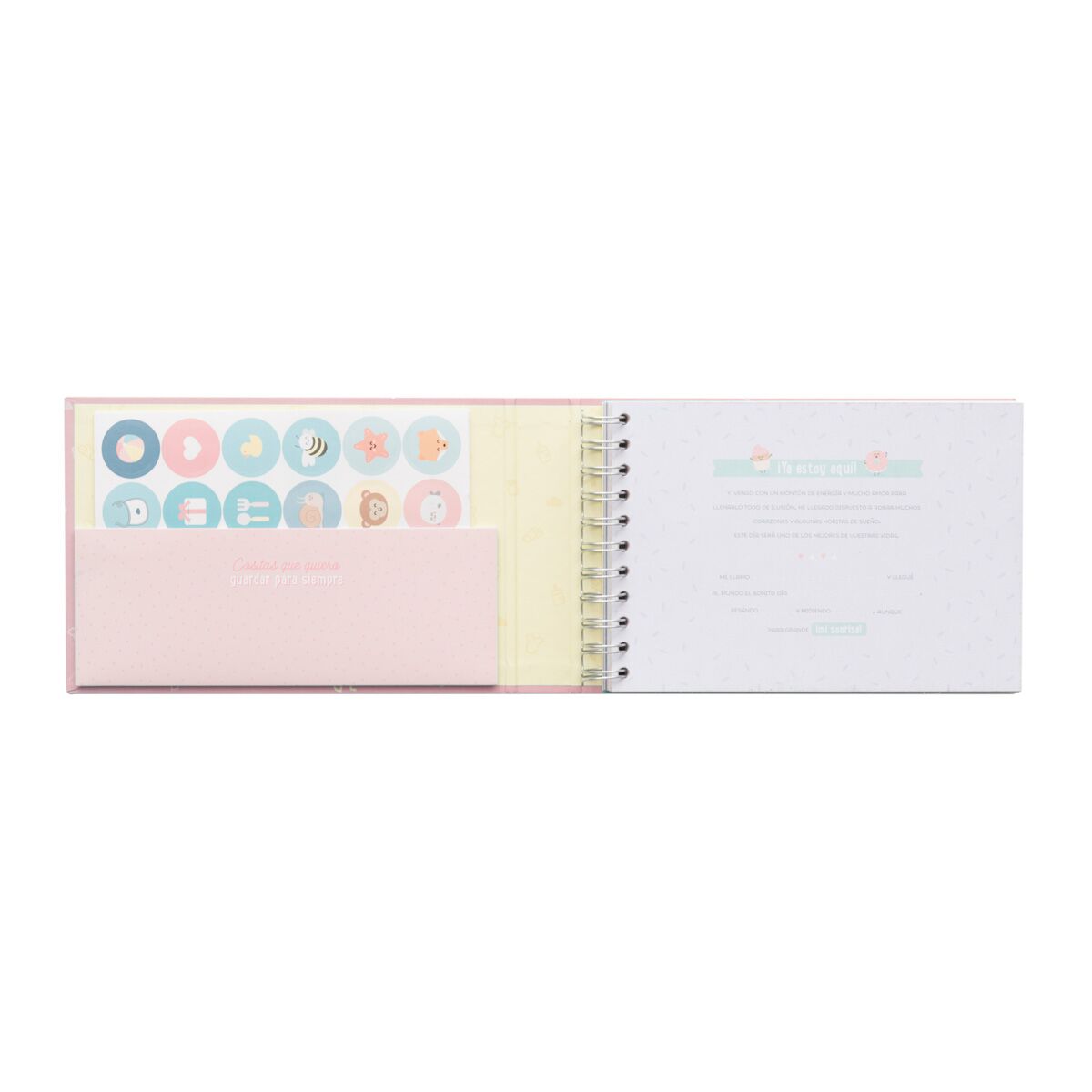 Álbum de fotos rosa "Mi primer añito en el mundo" - WEDO Shop
