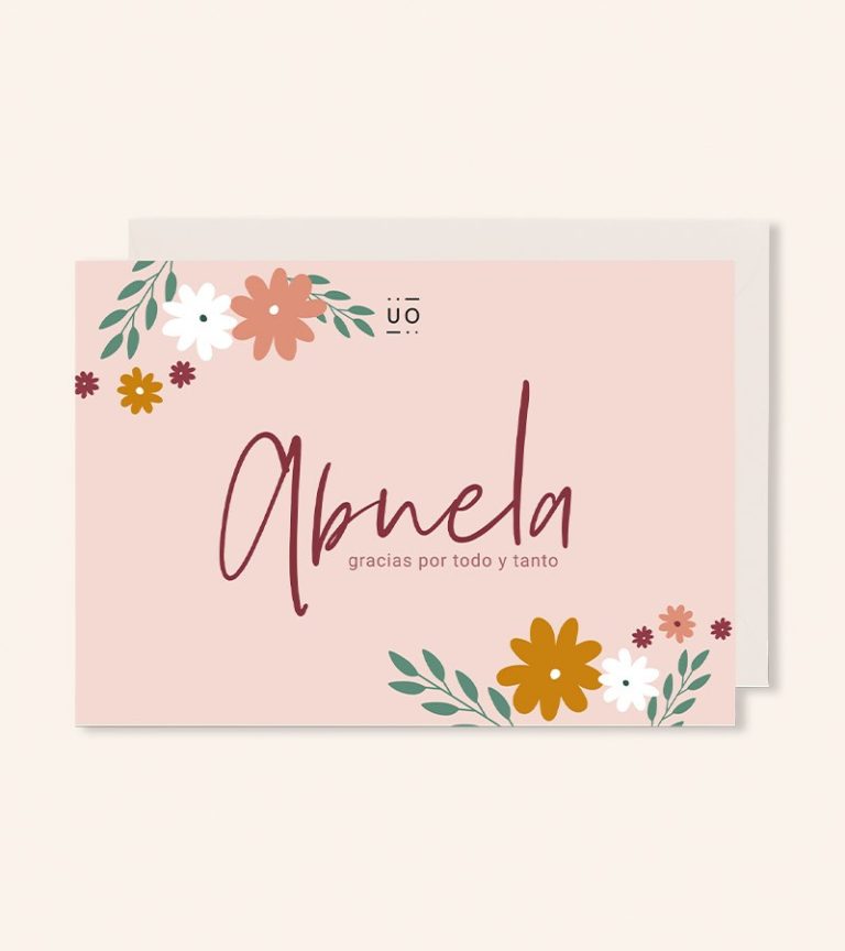 Postal "Gracias abuela" - WEDO Shop