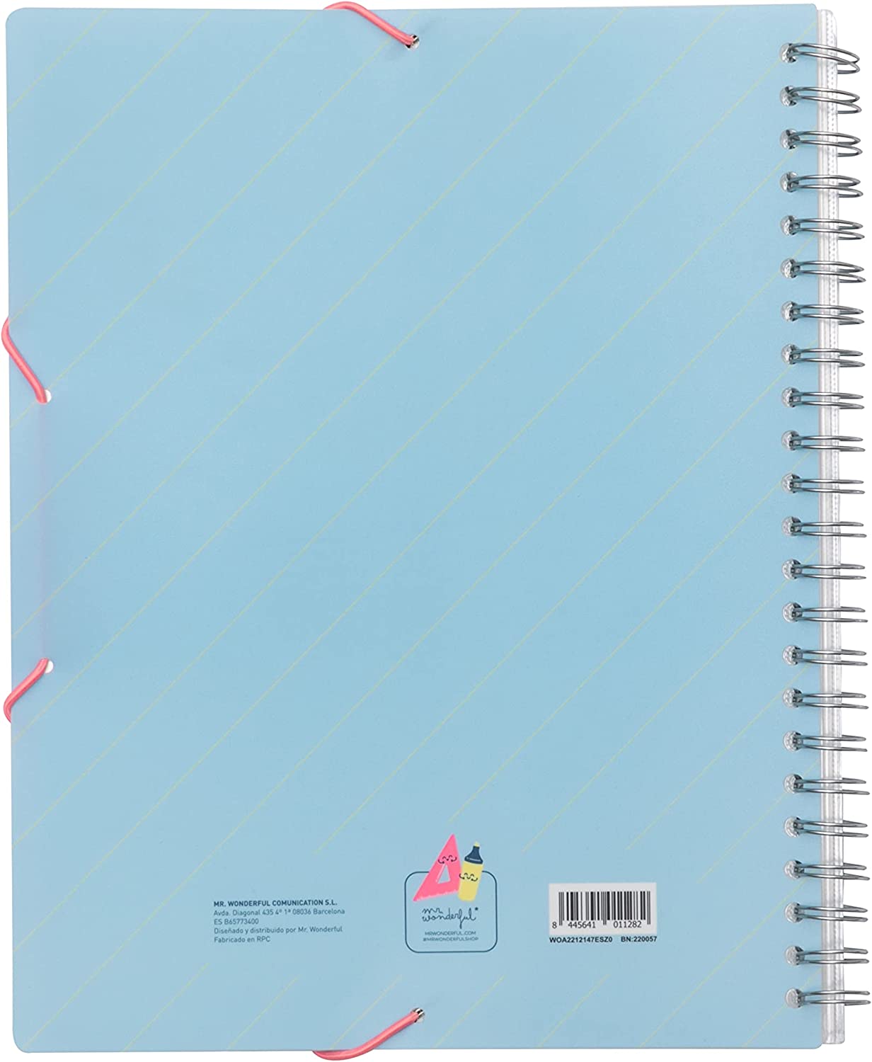 Carpeta con hojas transparentes "Aquí empiezan las mejores ideazas ...